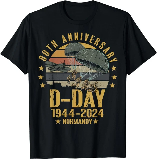OPERATION OVERLORD 1944 D-Day 2024 80th Anniversary Normandy T-Shirt ...