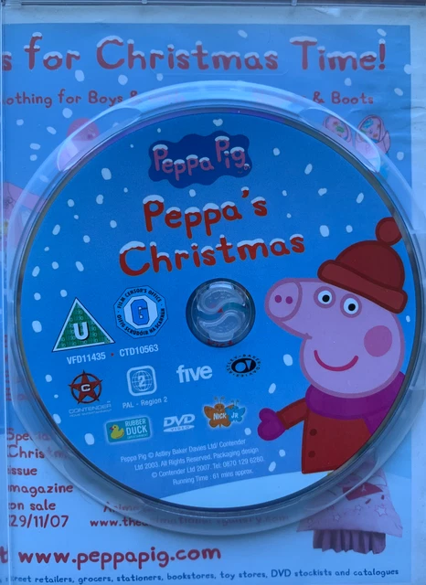 PEPPA PIG - Peppa's Christmas DVD British TV / Children's Cartoon ...