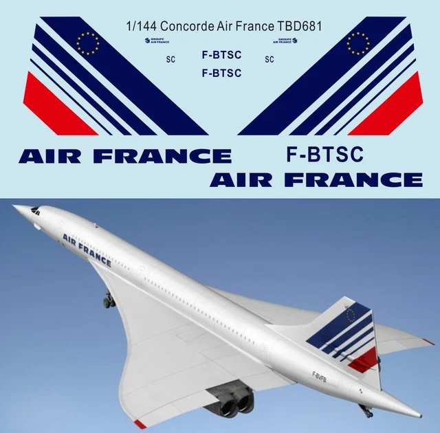 1/144 DECALS X Concorde Air France livery TB Decal TBD681 £10.80 ...