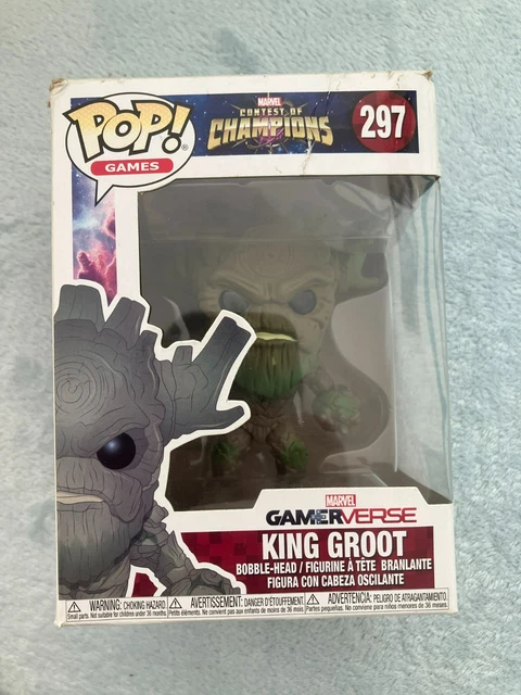 FUNKO POP! KING Groot 297 / POP! Marvel Contest of Champions EUR 15,00 ...