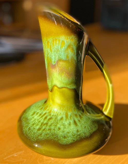 ANCIEN VASE PICHET STYLE VALLAURIS COLLECTION VINTAGE - 20cm - 450g EUR 6,00 - PicClick FR