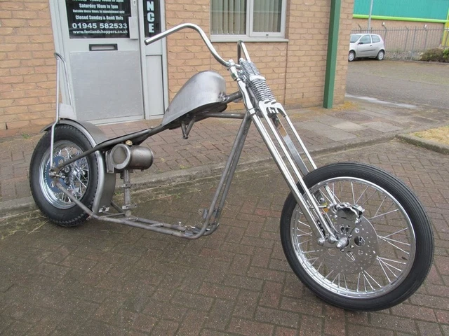 HARLEY DAVIDSON SPORTSTER Fenland Choppers +6" Over Chopper Frame Built ...