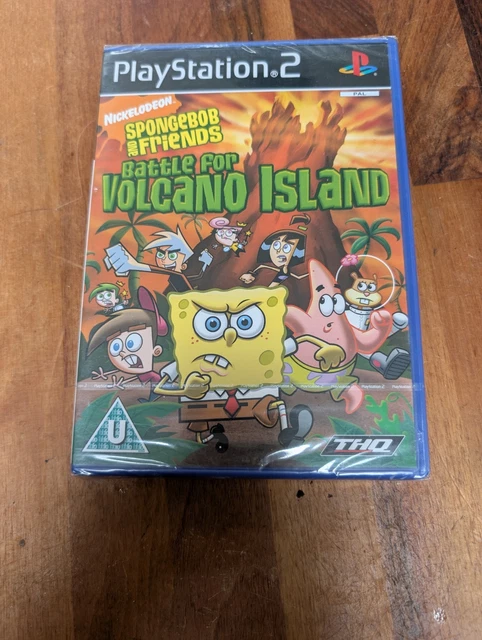 NICKELODEON SPONGEBOB AND Friends: Battle For Volcano Island (PS2 PAL ...