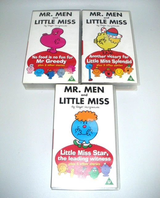3 X MR Men and Little Miss VHS Tapes - Untested £7.77 - PicClick UK