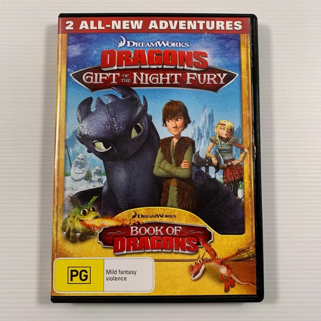 DRAGONS - GIFT Of The Night Fury / Book Of Dragons (DVD 2011) Region 4 ...