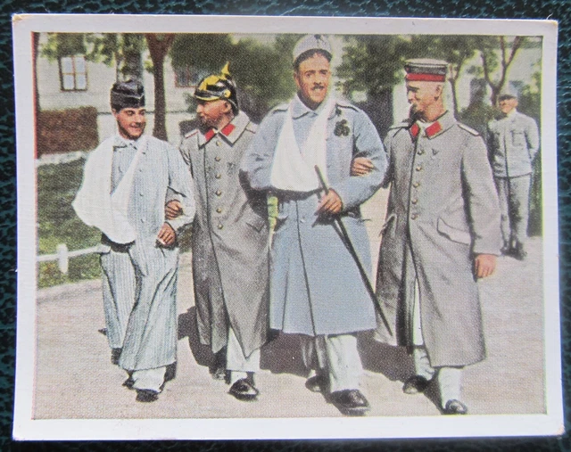 GERMAN CIGARETTE CARD Post Ww1 military pictures Wounded Soldiers £2.95 ...