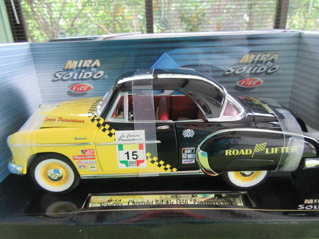 CHEVROLET BEL AIR 1950 Panamericaine Mira Solido 1/18 Ref 8132 EUR 55 ...
