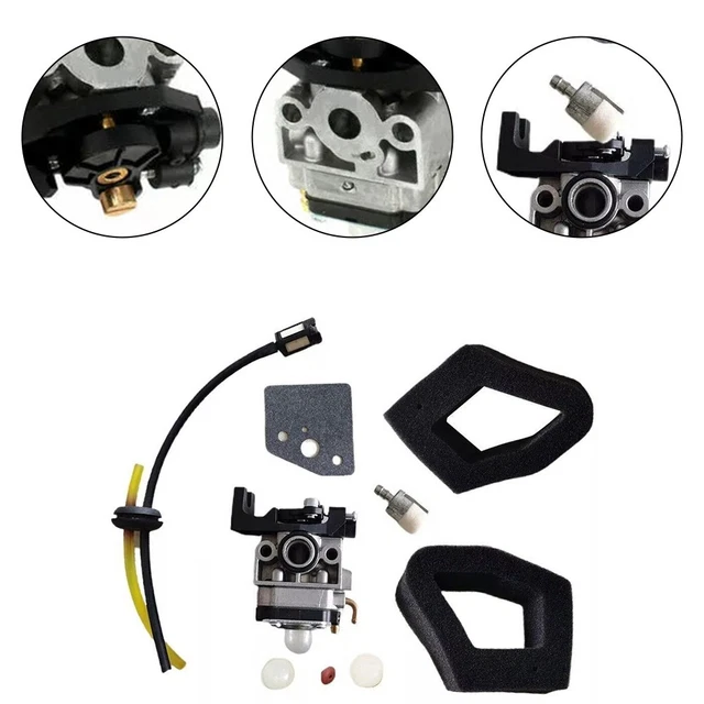 KIT CARBURATEUR PIÈCES Moteur pour Jardinage Moteurs Compatible Remplacement Di EUR 26,27 ...
