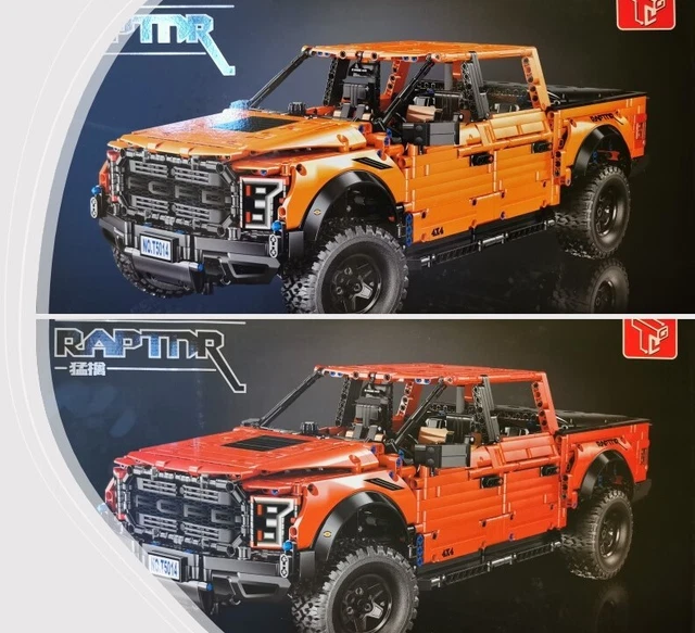 TGL T5014 | FORD RAPTOR F-150 static 3.249 Stk. Klemmbausteine Bauset ...