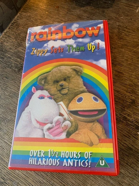 RAINBOW ZIPPY SETS them up VHS VIDEO £14.75 - PicClick UK