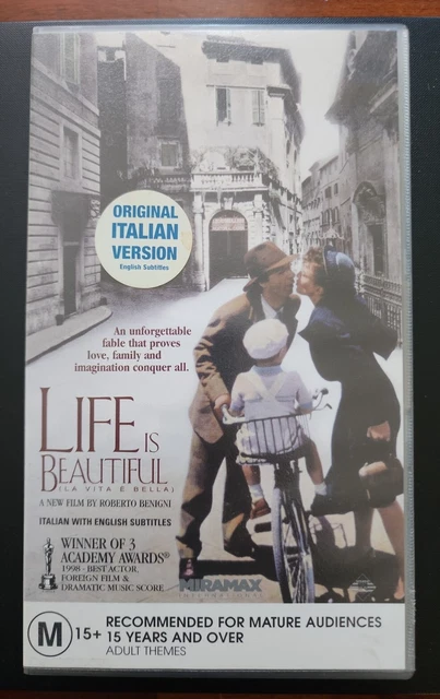 LIFE IS BEAUTIFUL- Italian Language Version- VHS $14.00 - PicClick AU