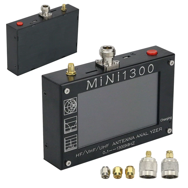MINI1300 HF/VHF/UHF ANTENNENANALYSATOR 0.1-1300MHz Analysator Antenne ...