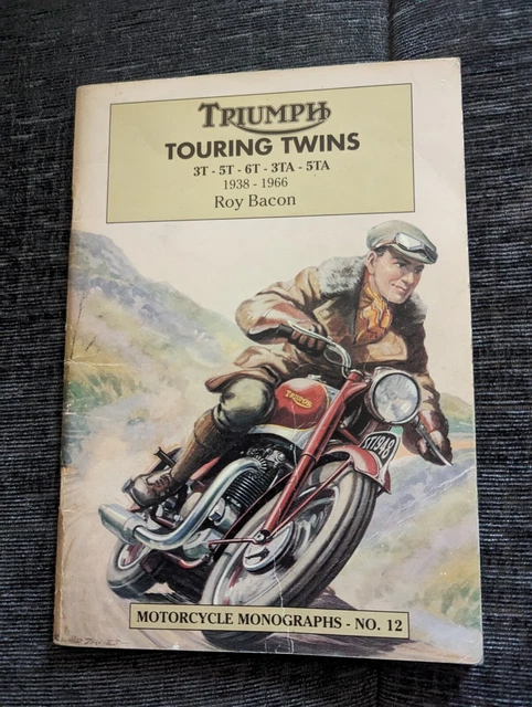 TRIUMPH TOURING TWINS 1938-1966 Book Roy Bacon 1990 Motorcycle ...