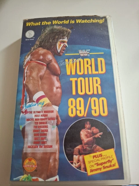 WWF THE FIRST World Tour 89/90 - WWE - Wrestling - PAL VHS Video Tape £1.75 - PicClick UK