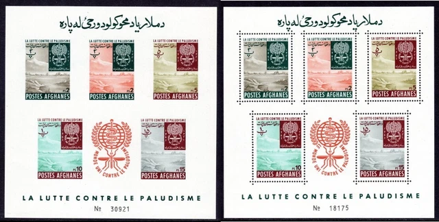 AFGHANISTAN SCOTT #583-87 sehr guter Zustand postfrisch 1962 WHO ...