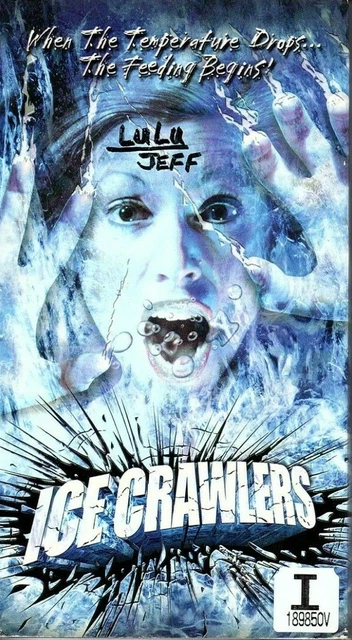 ICE CRAWLERS VHS Video Tape Horror Suspense Arctic Wasteland Monster ...