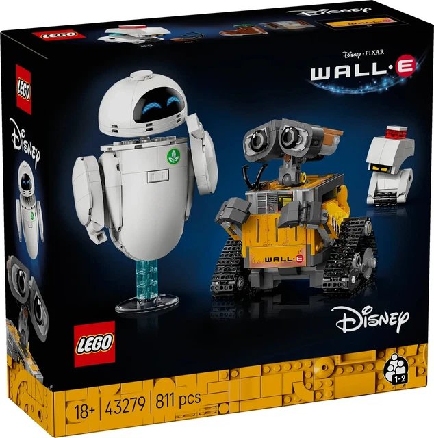 LEGO DISNEY PIXAR Wall-E And Eve Robot Display Model Kit For Adults New ...