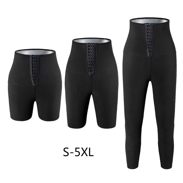 WOMEN'S THERMO NEOPRENE Sweat Sauna Body Shaper Pants £11.20 - PicClick UK