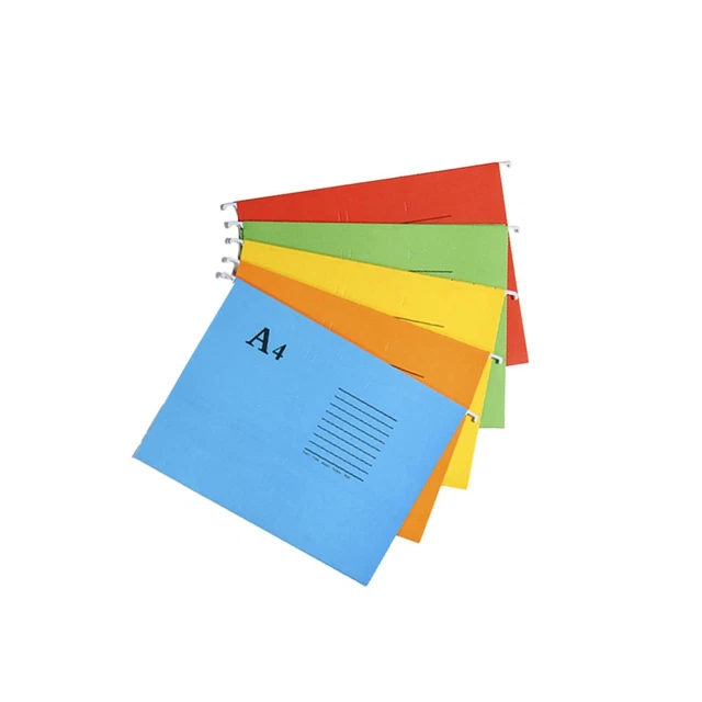5 PCS A4 Folder Office Letter Size File Folders Hanging Document ...