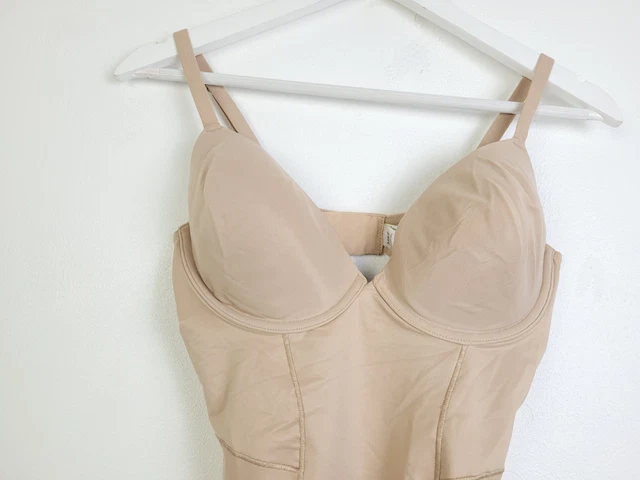M&S WOMENS BODY Define Plunge Body With Firm Control Beige Size 36C NEW ...