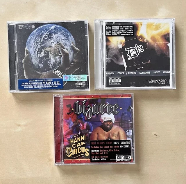 EMINEM D12 BIZARRE Proof Cd Bundle Collection 2001 £21.99 - PicClick UK
