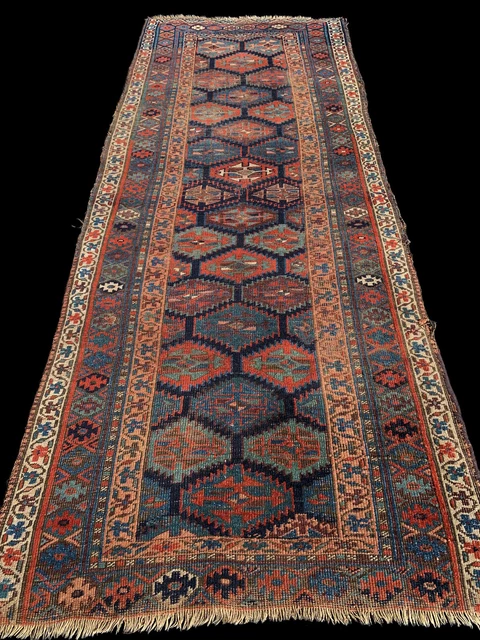 ANTIQUE JAF/JAFF Persian Kurdish rug runner tapis persan kurde 1880 ...