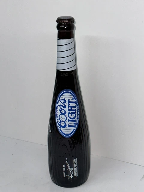 VINTAGE COORS LIGHT Beer Silver Bullet Limited Edition 18oz Baseball ...