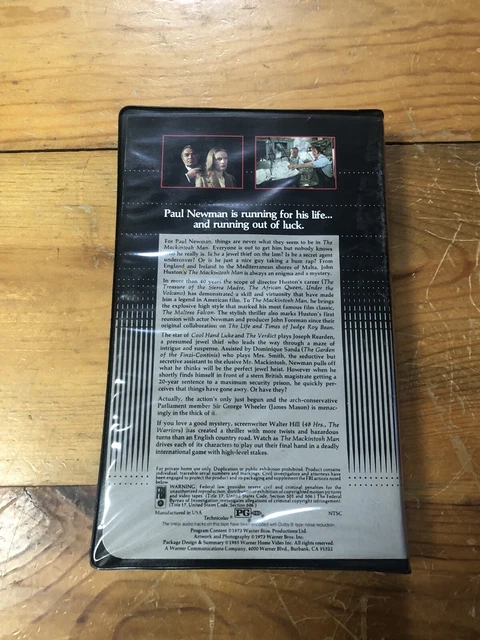 THE MACKINTOSH MAN 1985 VHS Clamshell Paul Newman Video Tape £7.22 ...