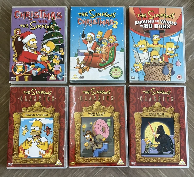 SIMPSONS DVDS X 6 £6.00 - PicClick UK