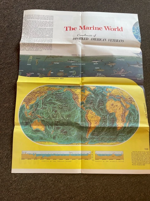 MARINE WORLD MAP & All About The Sea -World Of Marine Life - Free ...