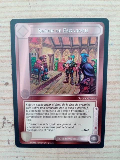 LORD OF ESGAROTH Trading Card - Lord of the Rings £1.04 - PicClick UK
