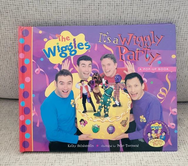 VINTAGE 2001 ITS A Wiggly Party Pop-Up The Wiggles Book Rare ...
