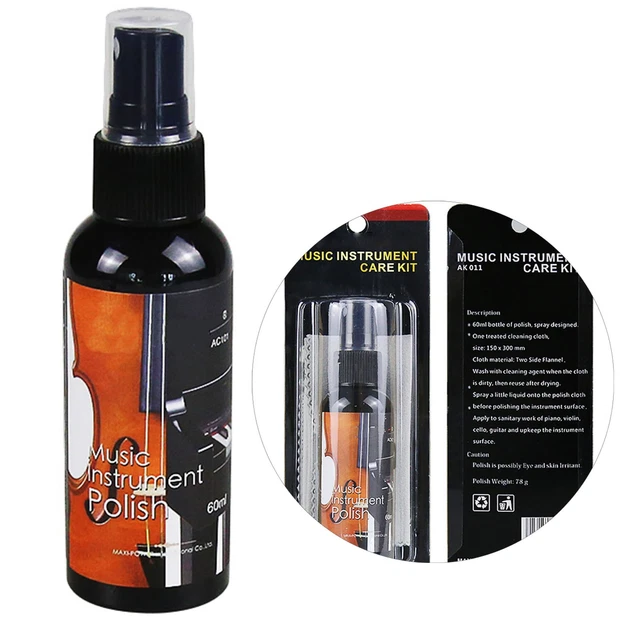 MUSICAL INSTRUMENT CARE Spray Crack Prevention Polishing Guitar ...