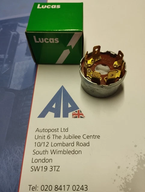 LUCAS IGNITION SWITCH 39415-579085-157Sa-Triumph Tr6-Gt6-Imp-Landrover ...