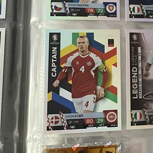 TOPPS MATCH ATTAX Euro 2024 Simon Kjaer - Captain - Denmark £1.00 ...