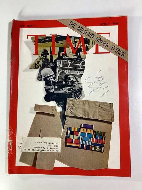 TIME MAGAZINE 1969 Rare Ads Vietnam Military Eisenhower Vonnegut TWA IH ...