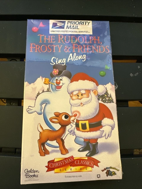 THE RUDOLPH FROSTY & Friends Sing Along VHS 10 Songs USPS Promo New ...