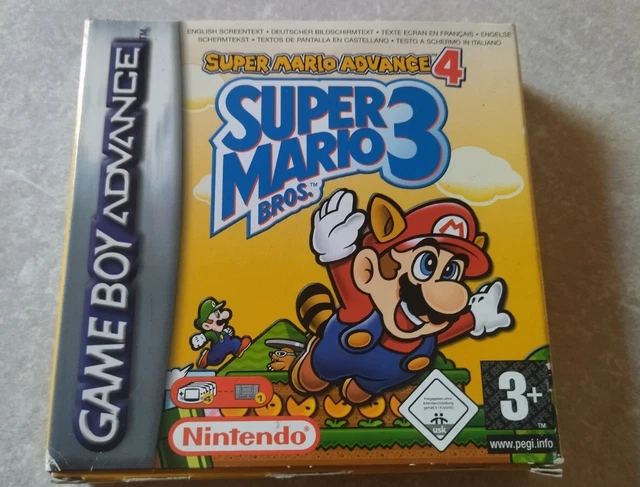 SUPER MARIO ADVANCE 4 Super Mario Bros 3 Gameboy Advance SOLO BOX ...