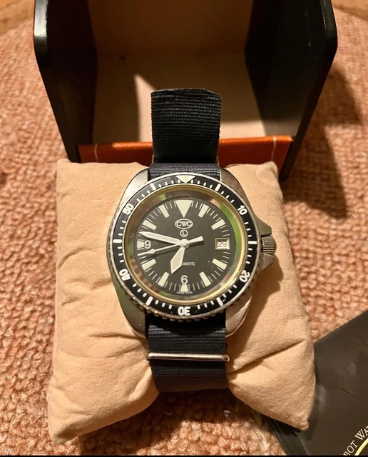 RARE CWC RN Automatic Diver Watch MK.1 With Date Lume Dial EUR 579,76 ...