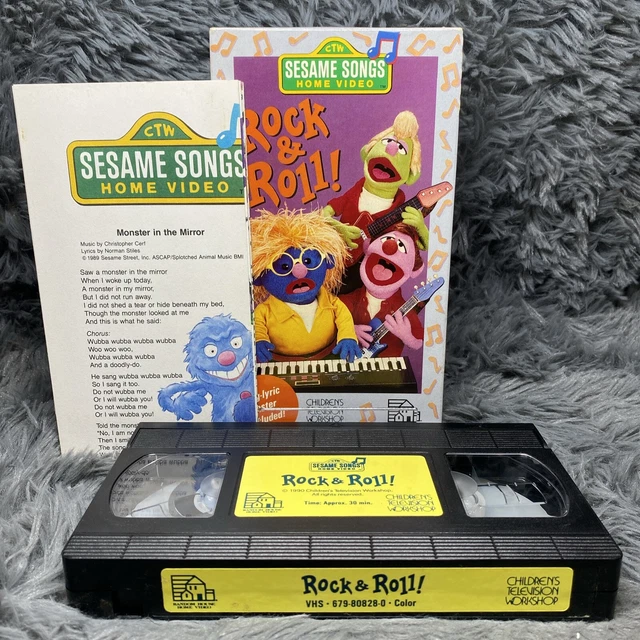 SESAME STREET SONGS - Rock & Roll VHS 1990 Classic Kids Music Cartoon Movie Film £21.13 ...