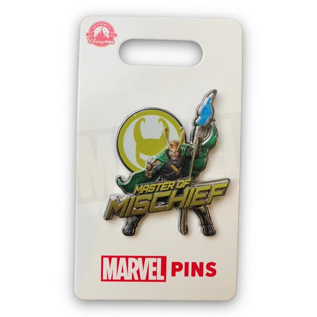 DISNEY PARKS PIN Marvel Loki Master of Mischief Thor Avengers 3D ...