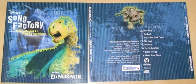DISNEY'S SONG FACTORY: Dinosaur (CD, 2000, Disney) £3.58 - PicClick UK