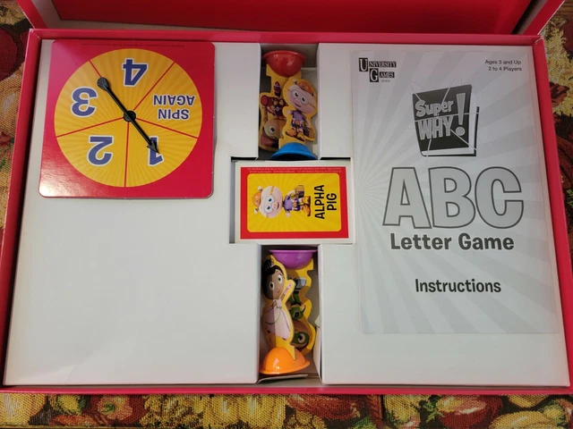 PBS KIDS SUPER Why ABC Letter Game Complete University Games Complete £ ...