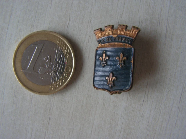 INSIGNE petite broche vintage blason ile de france ( c64 L ) EUR 1,70 - PicClick FR