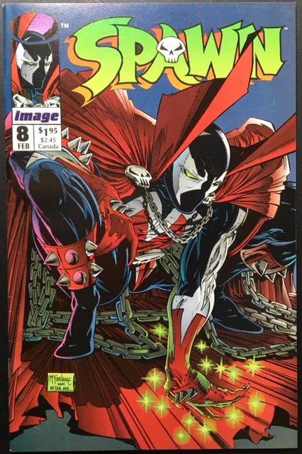 SPAWN 8 TODD McFarlane Image Comics Originale USA 1993 Spider-Man 1 cover homage EUR 39,99 ...