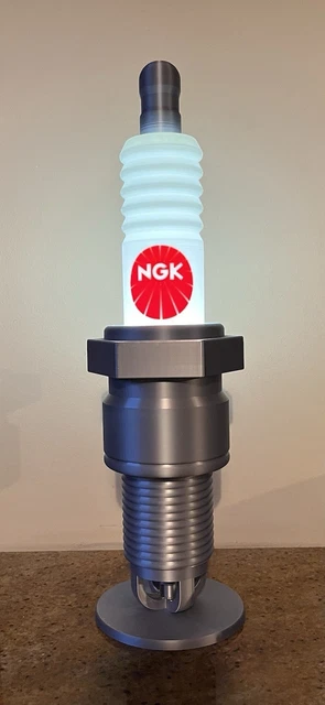 GIANT NGK 3D Printed Spark Plug Lamp £40.22 - PicClick UK