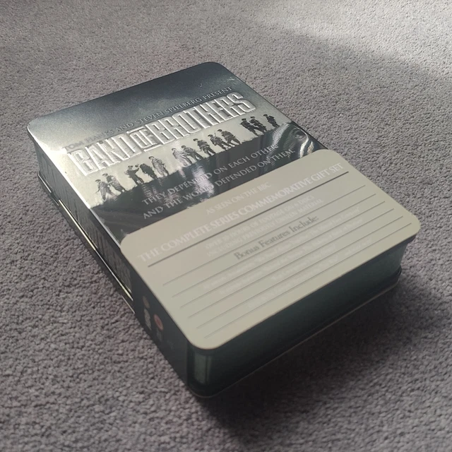 BAND OF BROTHERS Complete Series Commemorative 6 DVD Tin Gift/Box Set ...