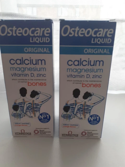 2X VITABIOTICS OSTEOCARE Liquid Calcium ,Magnesium, Zinc &Vit D3 ORIGINAL 200 ml £14.00 ...