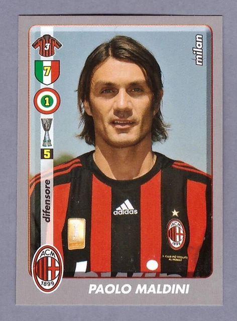 PAOLO MALDINI FIGURINE Calciatori Panini 2008 2009 OTTIMA Sticker New MINT EUR 7,99 - PicClick IT