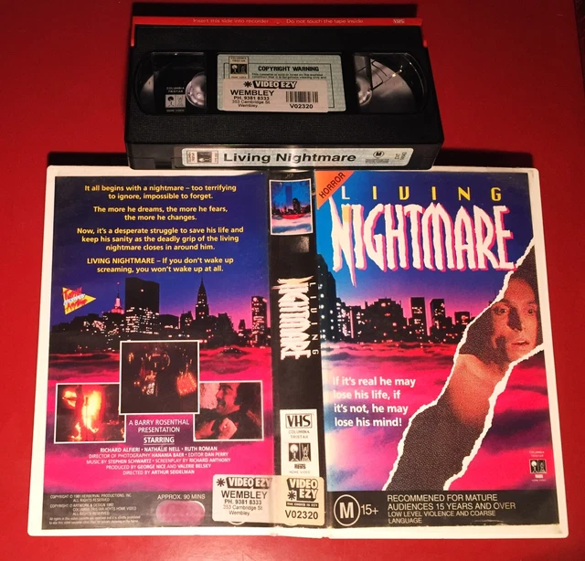 LIVING NIGHTMARE AKA: Echoes VHS Columbia Tri-Star rare 80s ...